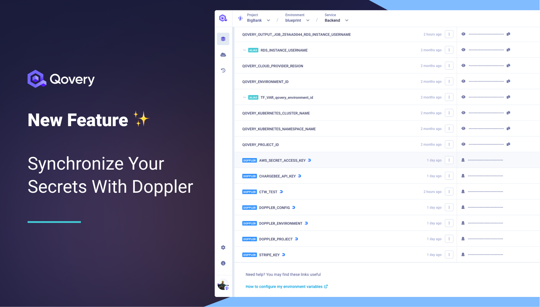 The Doppler Integration is Finally Here: Sync your Secrets With Qovery Seamlessly